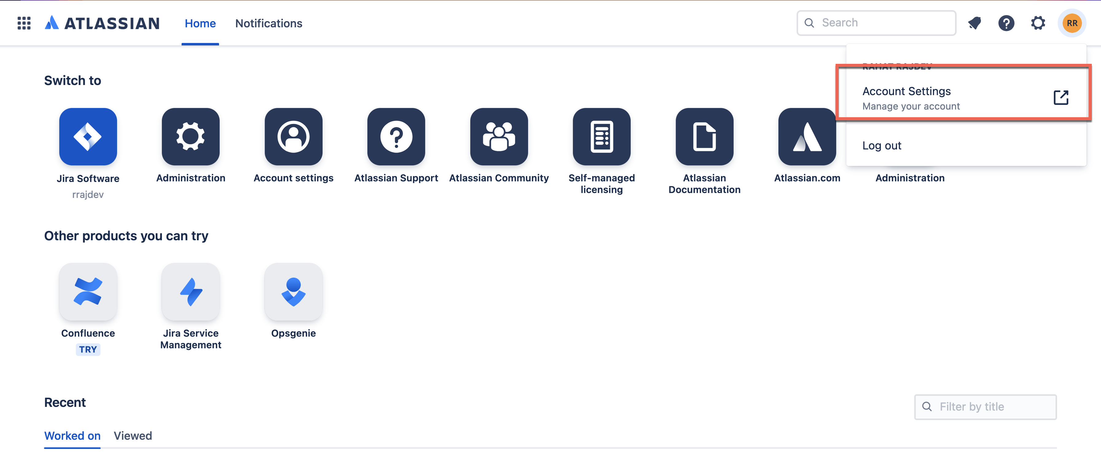 Jira Connector | How to get an API Token from an Atlassian account | MuleSoft Help Center